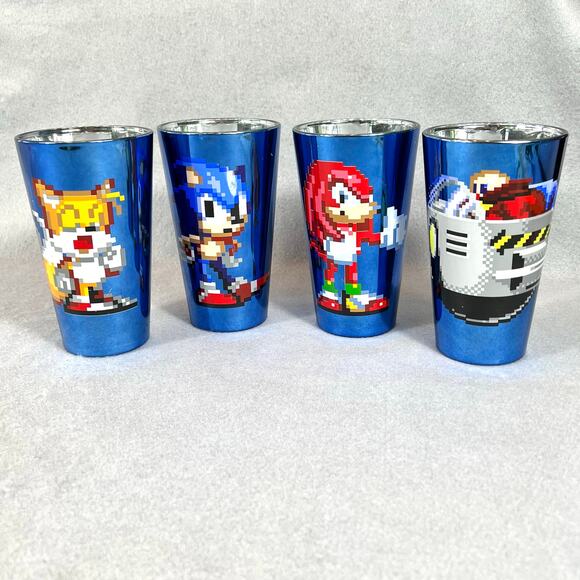 Sega | Dining | Vtg Sega Sonic The Hedgehog Just Funky Pixelated ...